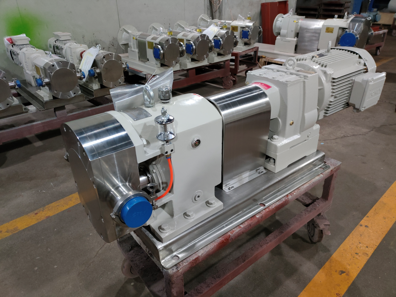 Stainless Steel Rotary Lobe Pumps for High Viscosity Food Grade Syrup ...